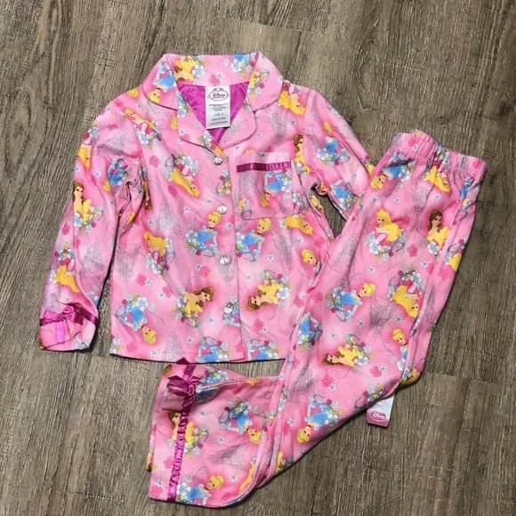 Disney | Pajamas | Disney Princess Nwt Pink Pajamas Set Sz 4 | Poshmark